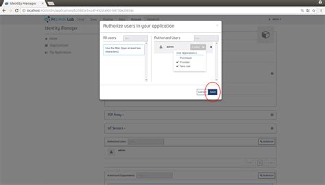 Application Guide Fiware Idm
