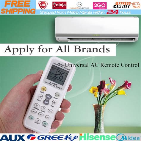 【local Warehouse】universal Ac Remote Control Apply For All Brands K 1028e Low Power Consumption