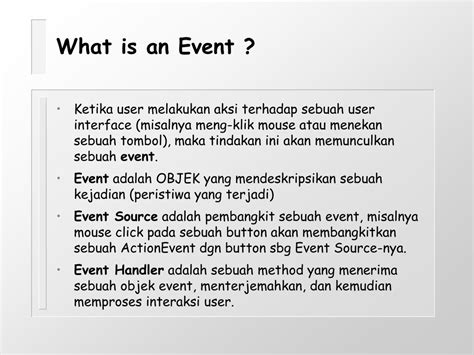 Ppt Responding To User Input Gui Event Handling Powerpoint Presentation Id