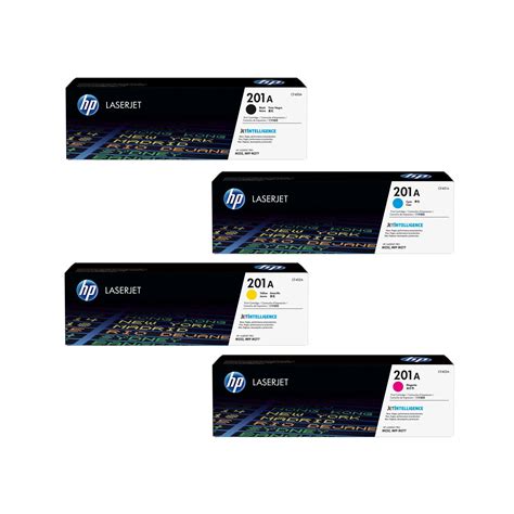 Hp 201a Original Toner Cartridges Complete Set