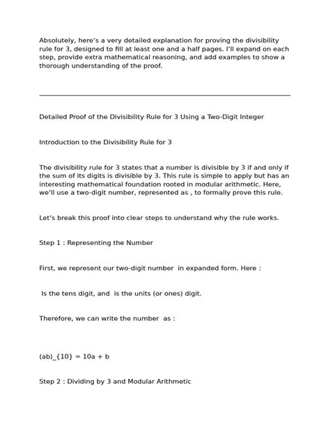 Divisibility 3 To 11 Pdf Numbers Arithmetic