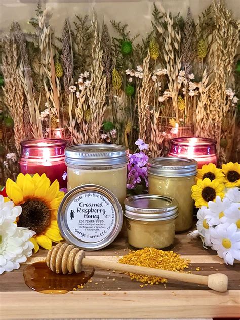 Creamed Raspberry Honey