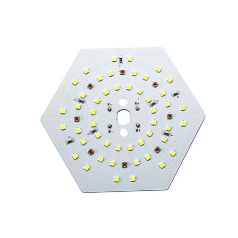 Hexagon Shape Grow Light Led Pcb Board With Samsung Lm301b White 5000k