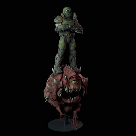 Doom Cacodemon 3d Model By Moogar