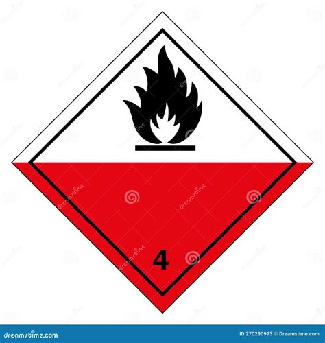 Class 2 Flammable Gas Symbol Sign Vector Illustration Isolate On