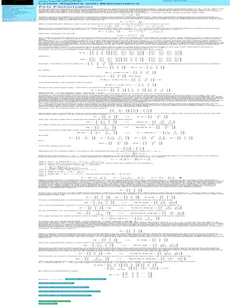 Understanding The Importance Of Partial Pivoting In Matrix