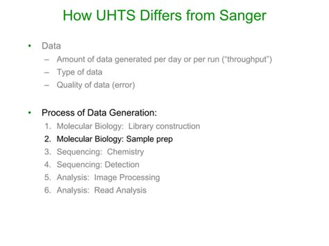 01 Sequencing Technologies 1 Ppt For Education Ppt Computer Software And Applications