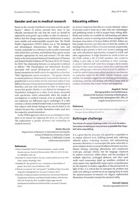 PDF Gender And Sex In Medical Research