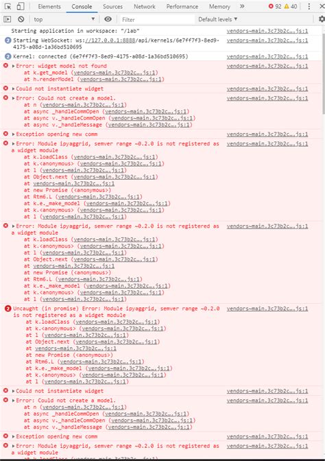 Javascript Chunking Error · Issue 2637 · Jupyter Widgetsipywidgets