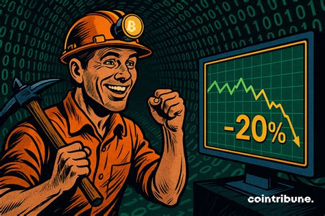 Bitcoin Mining Difficulty Drops To Historic Low Cointribune