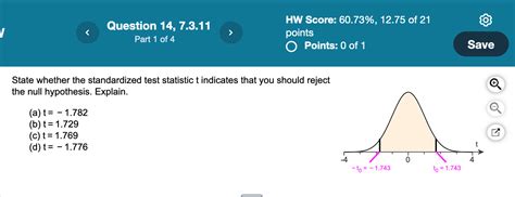 Solved State Whether The Standardized Test Statistic T