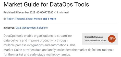 Dataops Dataopsobservability Datakitchen