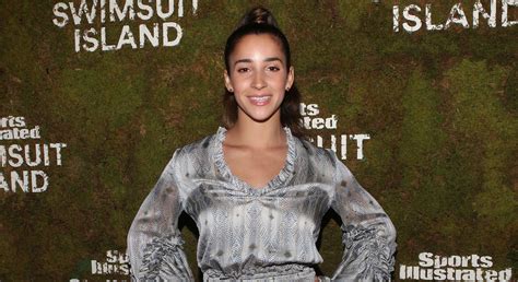Aly Raisman Stuns In Silver At ‘sports Illustrated Bungalow Party