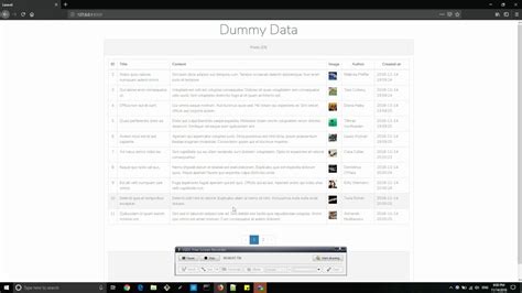 create dummy data in laravel youtube