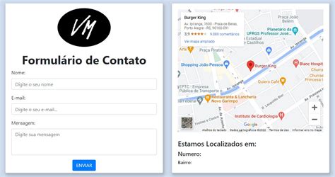 Github Vitormarcelliformulariodeenvio Formulário De Contato