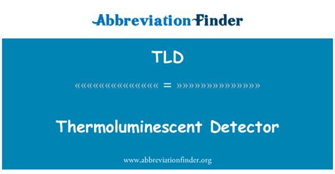 Tld Significa Detector Termoluminiscente Thermoluminescent Detector
