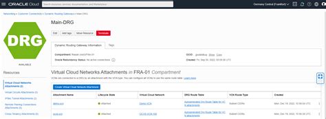 Set Up Connectivity From Oracle Cloud Vmware Solution Nsx T Overlay Segment To Other Vcns In The
