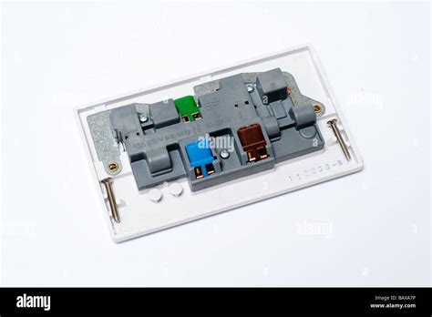 Double Power Socket Stock Photo Alamy