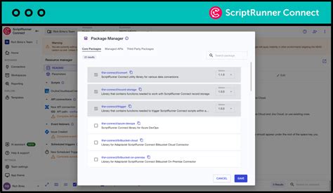 Scriptrunner Connect Workspaces