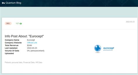 Daily Dark Web On Twitter 3 New Victims Are Announced By Quantum Ransomware