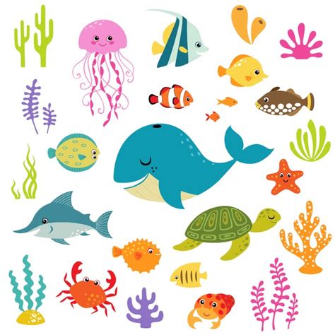 99750 Cartoon Underwater Elements Royalty Free Photos And Stock Images