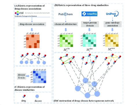 A Matrix Representation Of Drug Disease Associations B Matrix Download Scientific Diagram