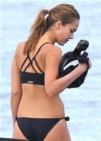 Jessica Alba In A Bikini Polluting The Ocean