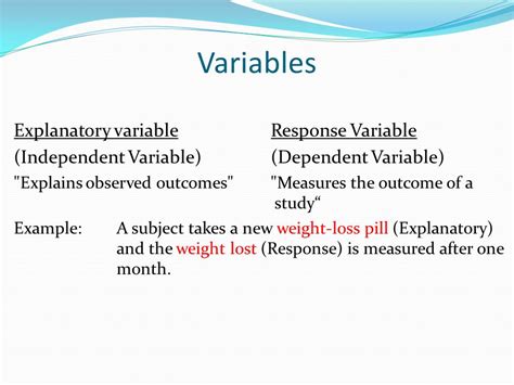 Responding Variable Example