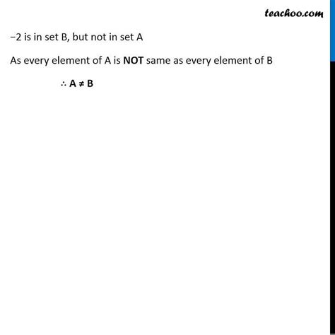 Ex Are The Pairs Of Sets A B X X Is Solution Of