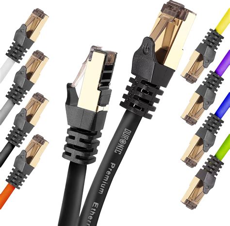 Duronic Bk 2m 656 Feet Network Cable Cat6a Ethernet Lan