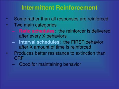 Ppt Schedules Of Reinforcement Chapter 13 Powerpoint Presentation Free Download Id 544418