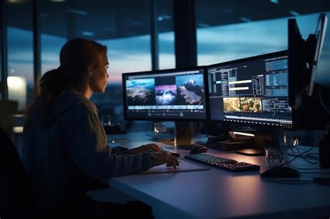 Premium Ai Image A Video Editor Using A Color Grading Panel To Fine 00413 03