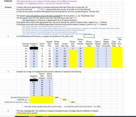 Solved Please Solve Each Box In Yellow And Show Formulas