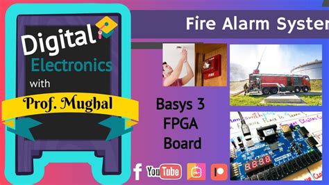 27 Fpga Project Fire Alarm System Basys 3 Fpga Board Verilog Youtube