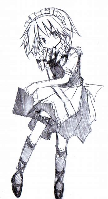 Izayoi Sakuya Touhou Drawn By Sakusakumonoka Danbooru