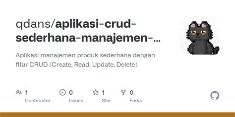 Github Qdansaplikasi Crud Sederhana Manajemen Produk Netbeans Mysql