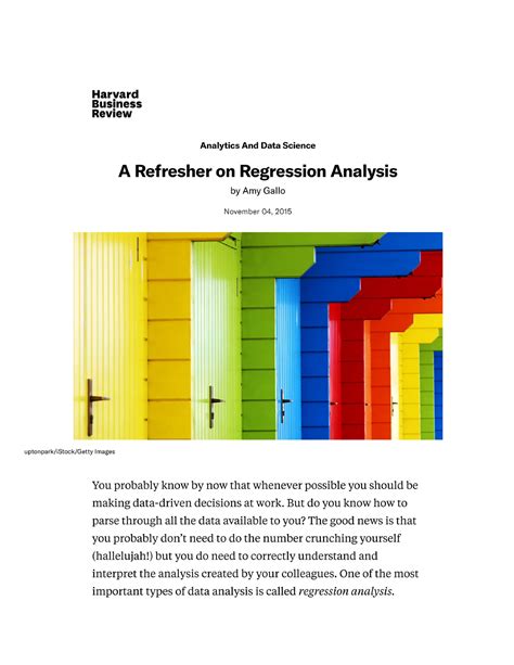 Regression Summary Pdf Dim 3404 Studocu