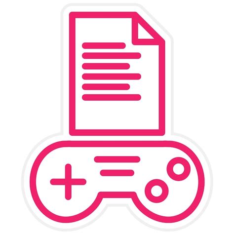 Premium Vector Vector Design Game Script Icon Style
