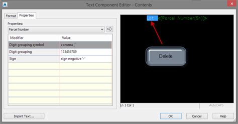 parcel label issue autodesk community