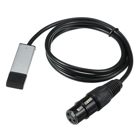 Cabo Adaptador De Interface Usb Para Dmx Dmx512 Cabo De Controle De Luz