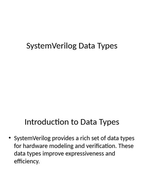 Data Types Presentation Pdf Computing Computer Programming