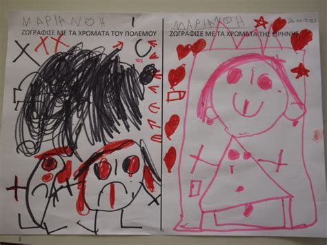 ΤΑ ΠΑΙΔΙΑ ΖΩΓΡΑΦΙΖΟΥΝ ΤΟΝ ΠΟΛΕΜΟ ΚΑΙ ΤΗΝ ΕΙΡΗΝΗ 11 ΝΗΠΙΑΓΩΓΕΙΟ ΧΙΟΥ