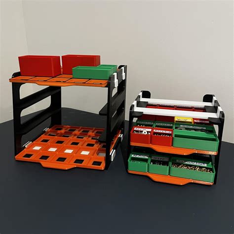 4x4 Gridfinity 3 Tray Storage Rack R Gridfinity