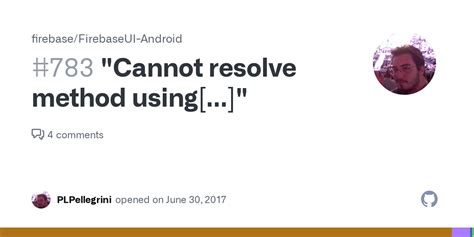 Cannot Resolve Method Using · Issue 783 · Firebasefirebaseui Android · Github