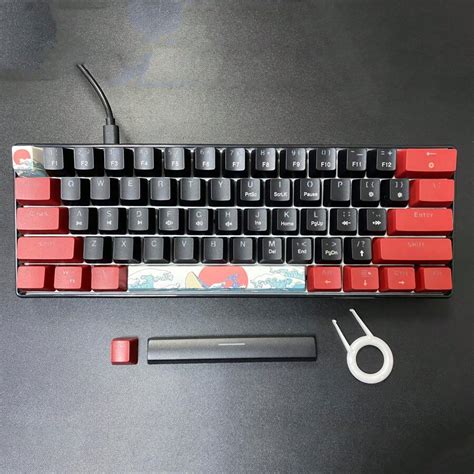 HXSJ Mechanical Gaming Keyboard Blue Switch And Color Backlight Small Compact Key Portable