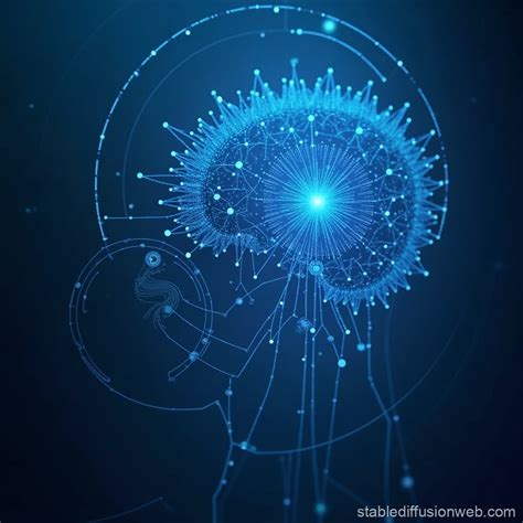 Transformer Neural Network Illustration Stable Diffusion Online