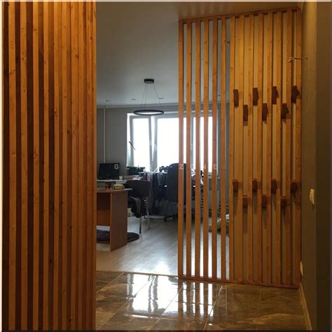 Раздвижные реечные перегородки: варианты исполнения и преимущества