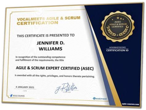 Agile Scrum Project Management Certification Program Online