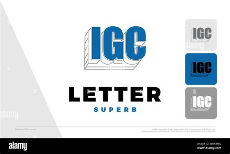 Igc Logo Design Stock Vector Images Alamy