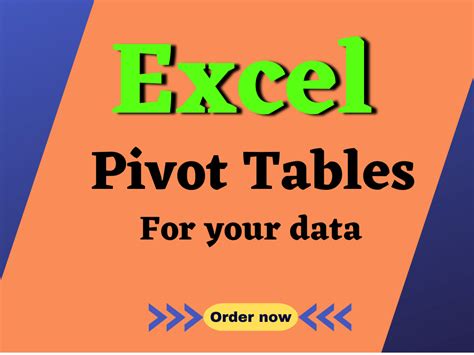 Excel Pivot Tables For Data Upwork
